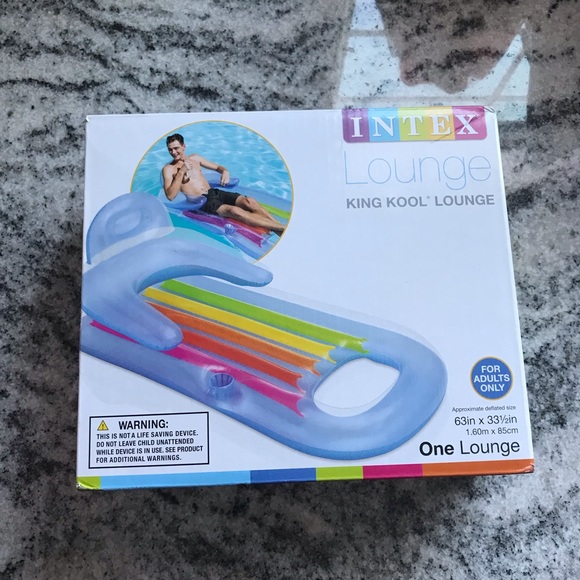 Intex | Games | Intex King Kool Lounge Swimming Pool Float New | Poshmark
